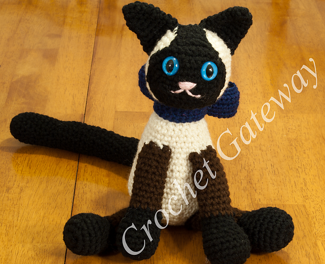 Ravelry: Siamese Cat pattern by Crochet Gateway