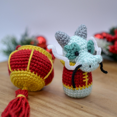 Ravelry: Lunar New Year Lantern Dragon pattern by Nora Xu