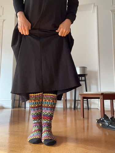 Ravelry: Fair Isle Sock MKALendar pattern by Susanna Winter