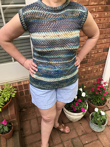 Ravelry: #02 Mesh-Stitch Striped Pullover pattern by Missoni