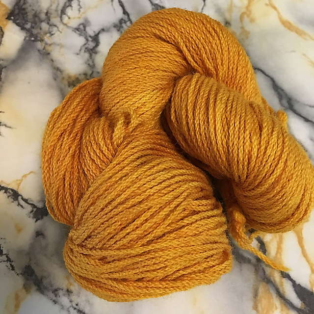 Ravelry: yarncycle's myobeeswax (op shop yarn, hand dyed)