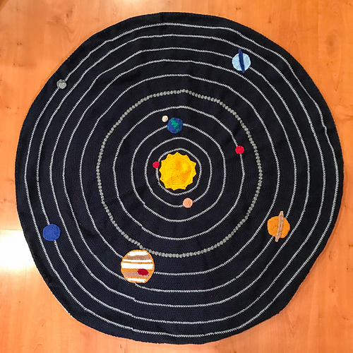 Ravelry: Solar System Blanket pattern by Alex Mikkelborg