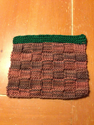 Ravelry: Minecraft Dirt Block Washcloth pattern by Nancy Zellner