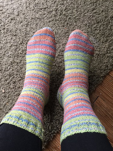 Ravelry: Easy Magic Loop Sock pattern by Courtney Aten
