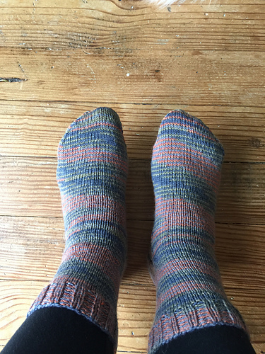 Ravelry: Easy Magic Loop Sock pattern by Courtney Aten