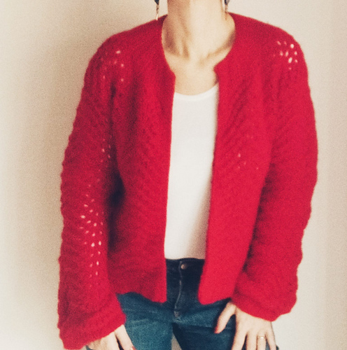 Ravelry: Red waves cardigan pattern by Cri_ykc