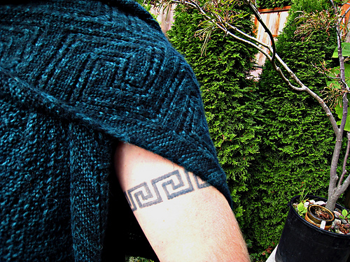 Ravelry: Greek Key Lace Scarf pattern by Jay Petersen