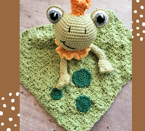 Ravelry: Prince Ribbit Frog lovey pattern by Yarn over with Natasha Smuts