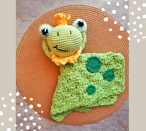 Ravelry: Prince Ribbit Frog lovey pattern by Yarn over with Natasha Smuts