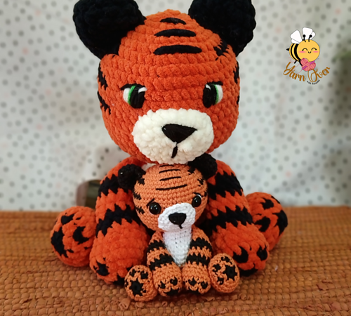 Ravelry: Bently the amigurumi tiger pattern by Yarn over with Natasha Smuts