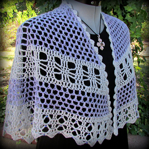 Ravelry: Crossroads Cape pattern by Nancy L Drew