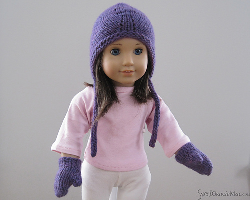 Ravelry: Easy Doll Mittens for 18" dolls pattern by Kristina Schmidt