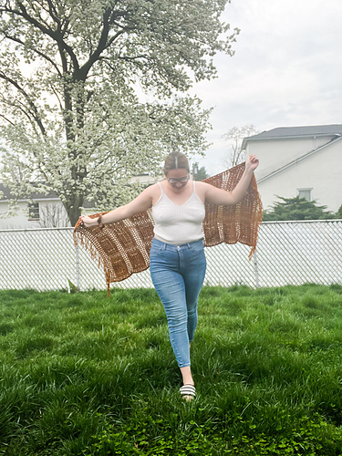 Ravelry: Checkered Balance Shawl pattern by Michelle Prester