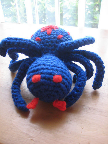 Ravelry: Amigurumi Spider pattern by Jennifer Rosenfeld
