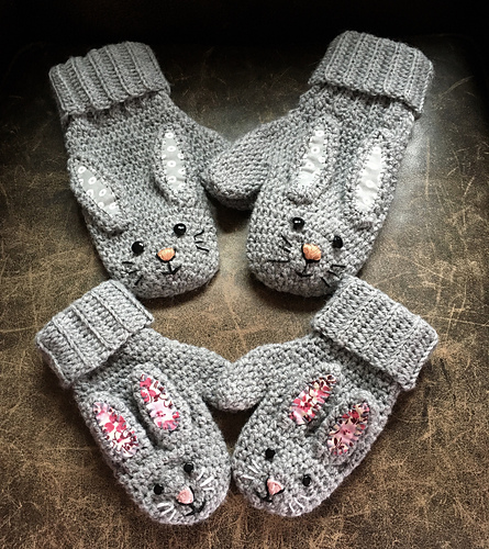 Ravelry: Little Bunny Mittens pattern by Brenda K. B. Anderson