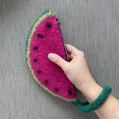 Ravelry: Watermelon Clutch pattern by Brenda K. B. Anderson