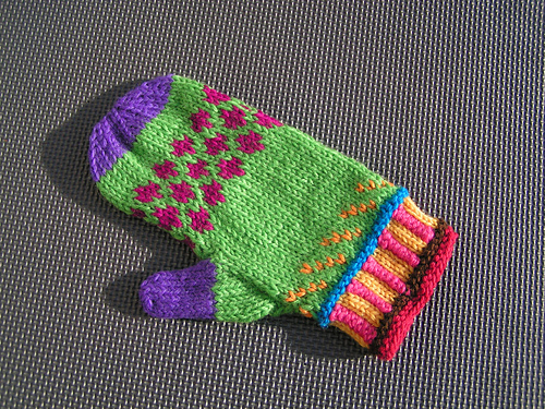 Ravelry: Color Me Warm Mittens pattern by Colleen Brooks