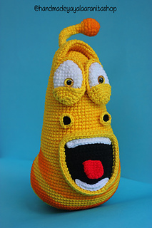 Ravelry: Amigurumi Yellow Larva Cartoon pattern by Delia Cecilia ...