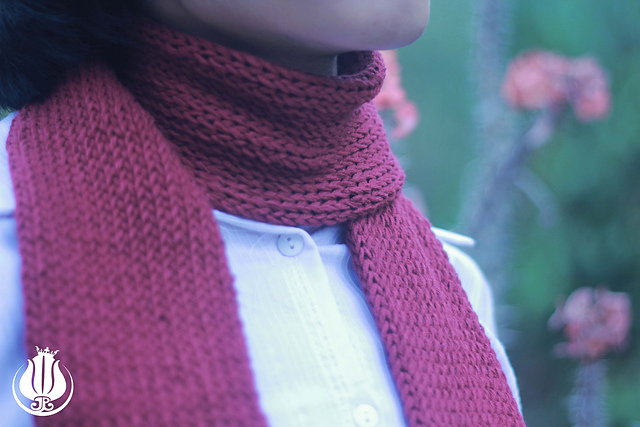 Ravelry: Mikasa (Attack on Titan) Scarf pattern by Larasati Pratama