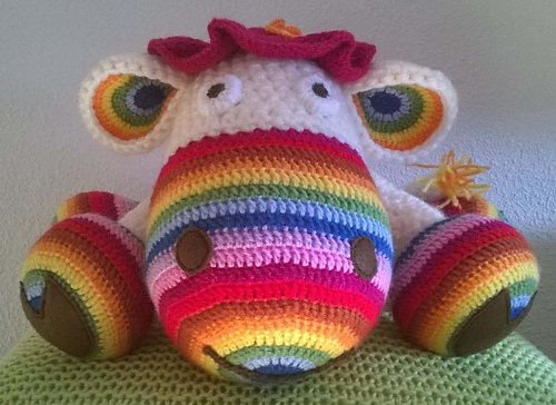 Ravelry: Little Rainbow Cow pattern by YOLANDA DEL REY