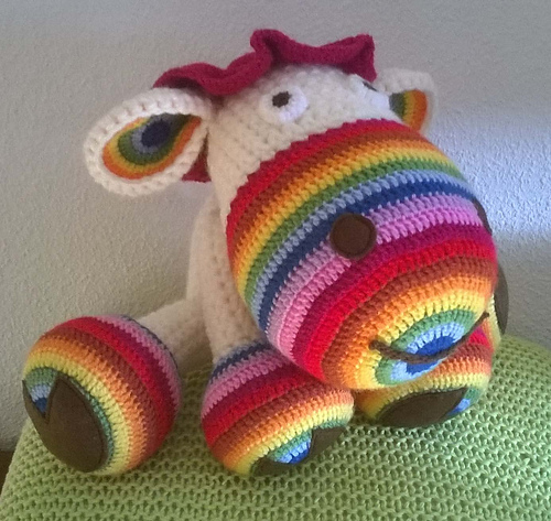 Ravelry: Little Rainbow Cow pattern by YOLANDA DEL REY