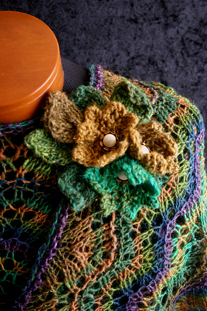 Ravelry: ydemark's Haiti Scarf now Noro Shawl