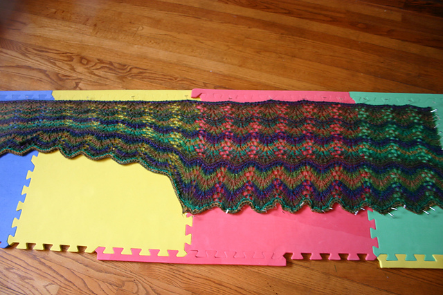 Ravelry: ydemark's Haiti Scarf now Noro Shawl