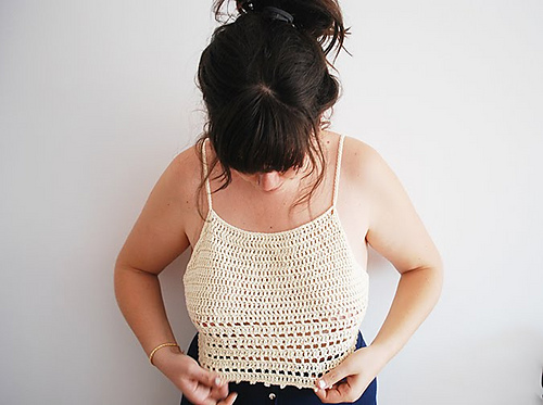 Ravelry: Summer top pattern by Sandra Sánchez