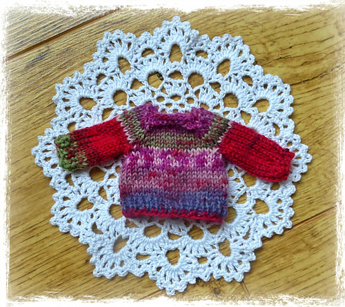 Ravelry: Mini Sock Yarn Sweaters pattern by Janet McMahon