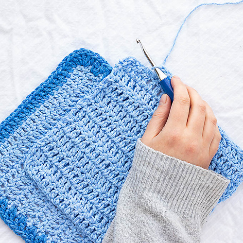 Ravelry: Double Crochet Dishcloth pattern by Alex DellAringa