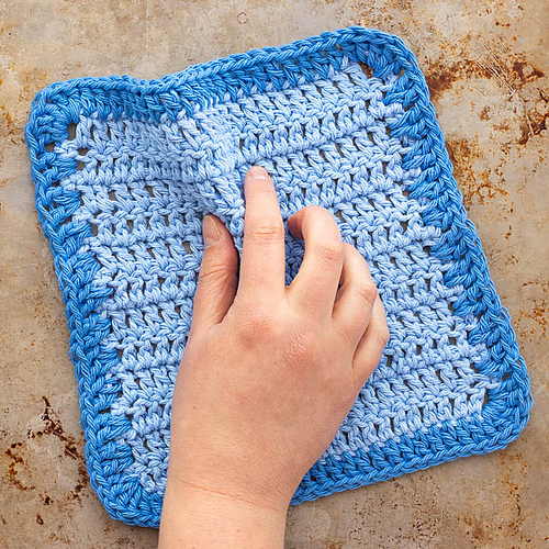 Ravelry: Double Crochet Dishcloth pattern by Alex DellAringa