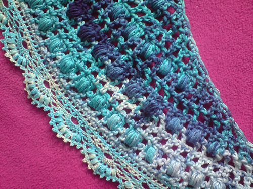 Ravelry: Mezzaluna (Crescent Moon) Wrap pattern by Nancy P