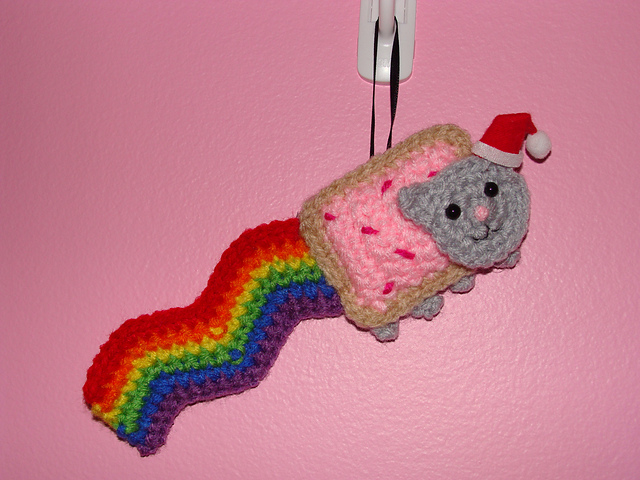 Ravelry: Nyan Cat Ornament pattern by Denise Ferguson