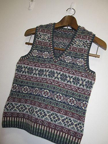 Ravelry: p.013 Fair Isle Vest pattern by Doreen Brown