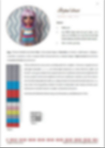 Ravelry: Clothes for Rainbow High doll pattern by Elena Canon