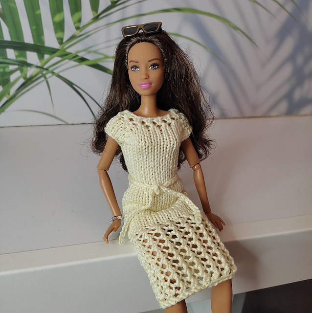 Ravelry: Yellow dress Barbie doll pattern by Elena Canon