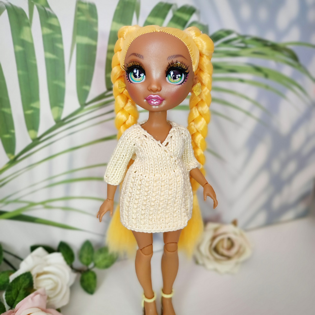 Ravelry: Lina dress Rainbow High doll pattern by Elena Canon