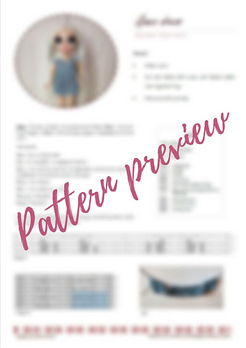 Ravelry: Space dress for Rainbow High doll pattern by Elena Canon