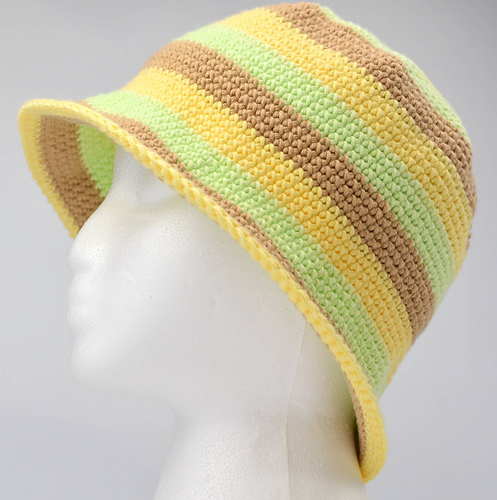 Ravelry: The Copacabana Striped Bucket Hat pattern by Maggie Haskell