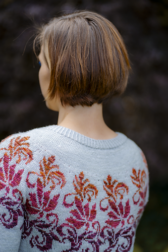 Ravelry: Fire Lily Sweater pattern by Zanete Knits