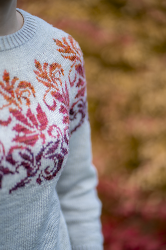 Ravelry: Fire Lily Sweater pattern by Zanete Knits