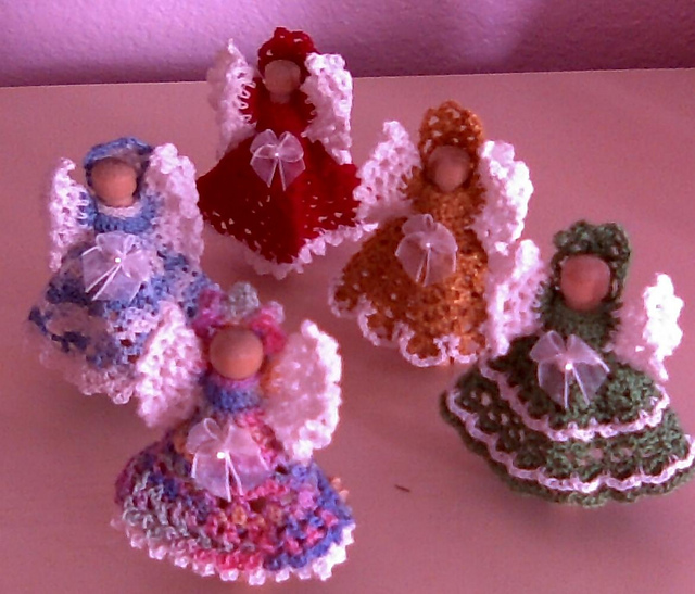 Ravelry: Clothespin Angel #2 pattern by Anne Halliday