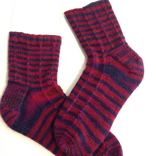 Ravelry: Atlantic Current Socks pattern by Melissa Sibley Designs