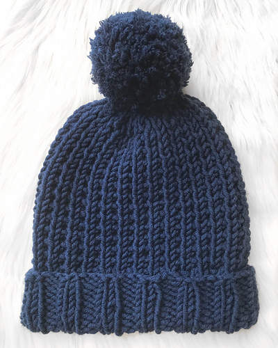 Ravelry: Blue Steel Chunky Beanie pattern by Zoe Bartley