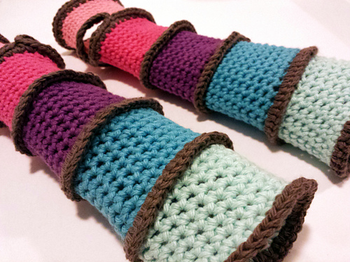 Ravelry: Segmented Mitts pattern by Stacy Pamela