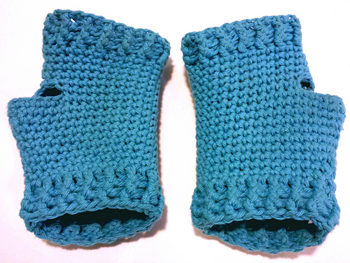 Ravelry: Braided Woven Cables Fingerless Mitts pattern by Stacy Pamela