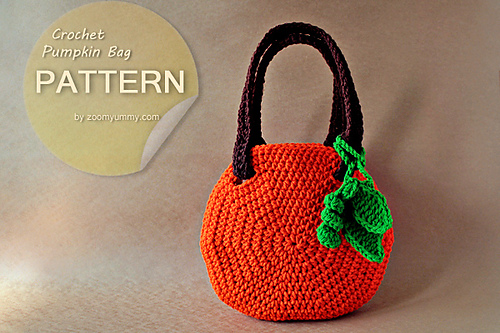Ravelry: Crochet Halloween Pumpkin Bag pattern by zoom yummy