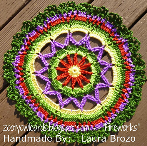 Ravelry: Fireworks Mandala pattern by zelna olivier