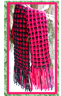 Ravelry: Shadow Boxing Scarf pattern by Zephyr Designs