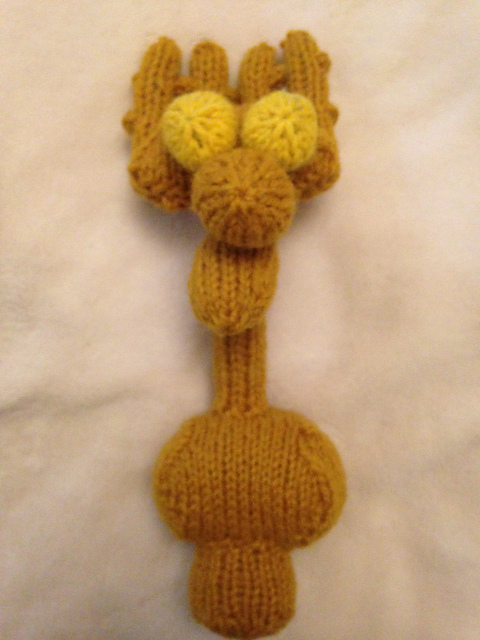 Ravelry: MST3K Crow T. Robot Knitted Doll pattern by Ilana R. Marks